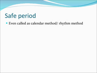 Natural family planning | PPT