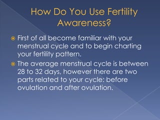 Natural family planning (NFS) | PPTX