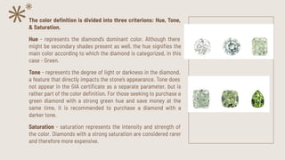Natural Fancy Green Diamond Guide | PDF | Jewelry Making | Arts and Crafts