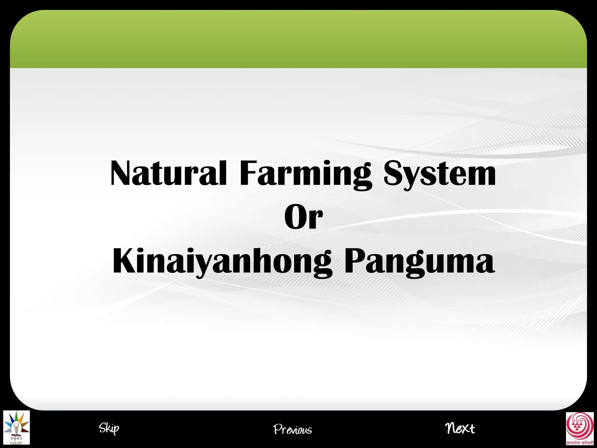 Natural Farming Technology System in Philippine settings | PPTX
