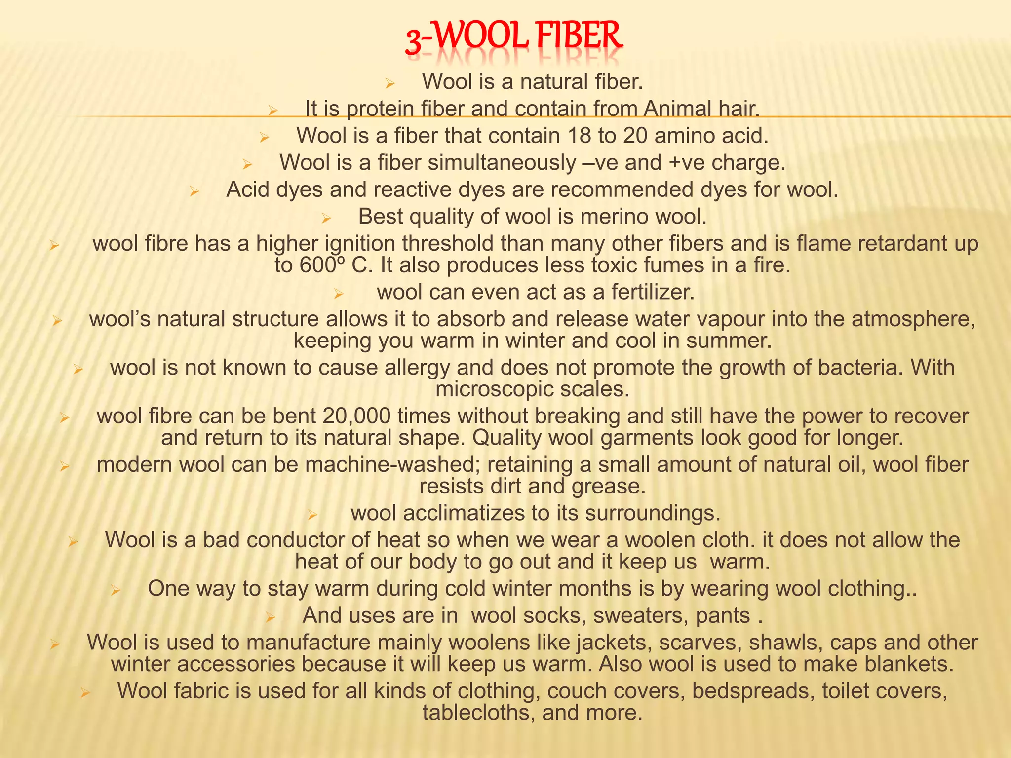 Natural fibers | PPTX