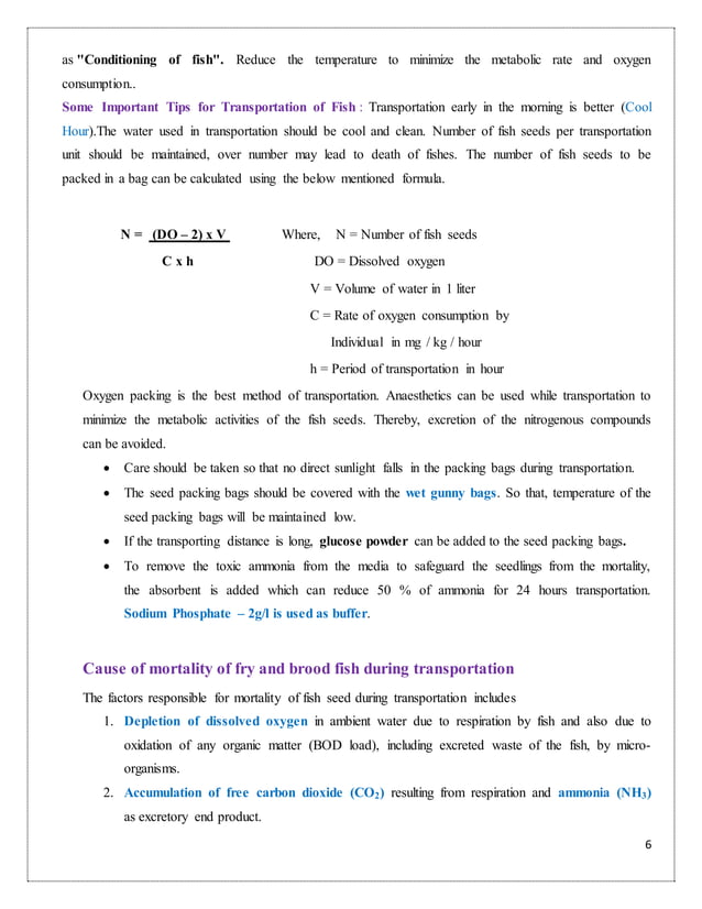 Natural fish seed collection | DOCX | Zoos & Aquariums | Attractions