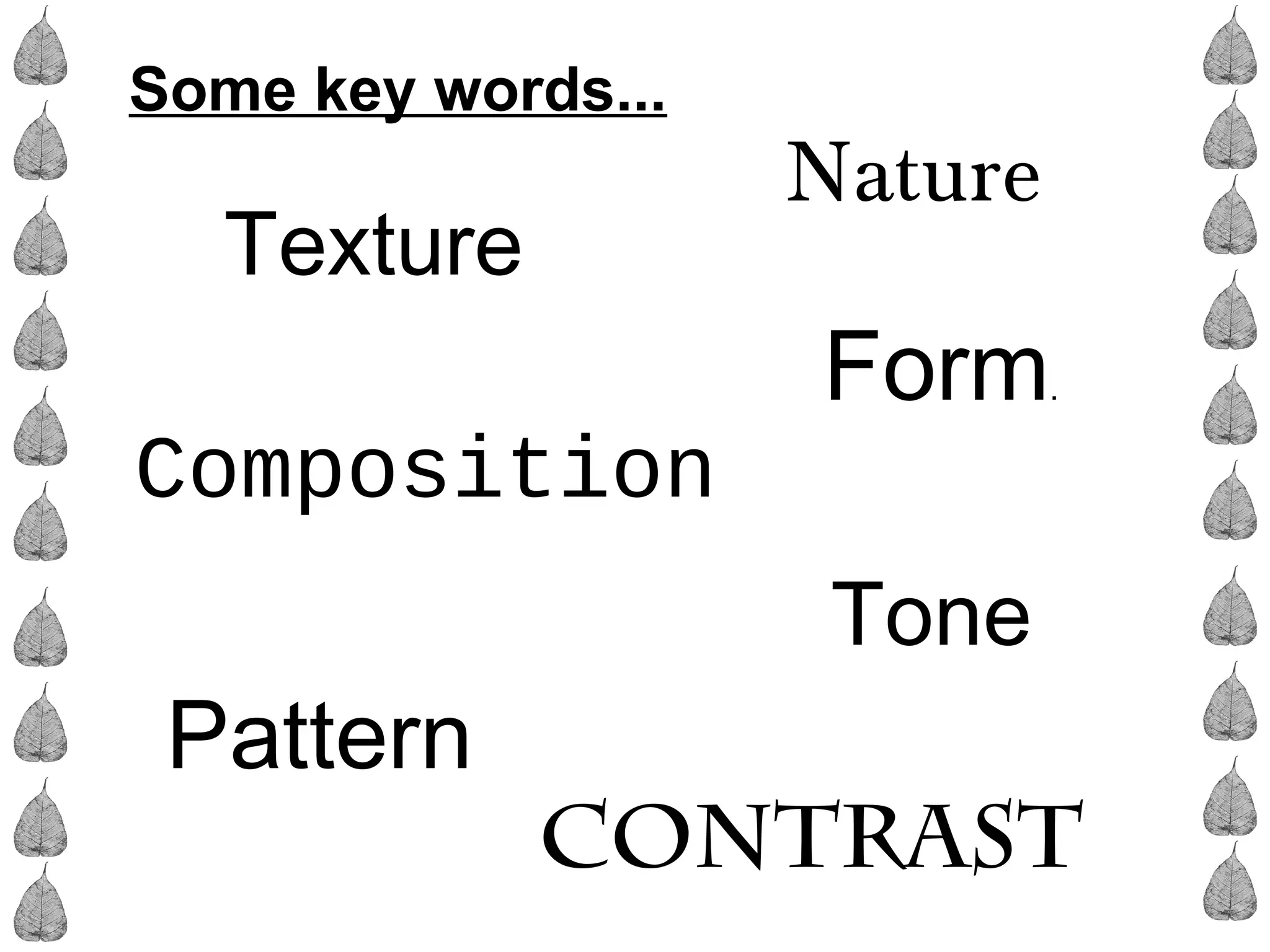 Natural forms spider diagram | PPT