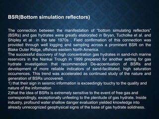DEVELOPMENTS IN MARINE GAS HYDRATES | PPT | Free Download
