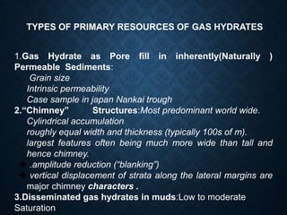 DEVELOPMENTS IN MARINE GAS HYDRATES | PPT