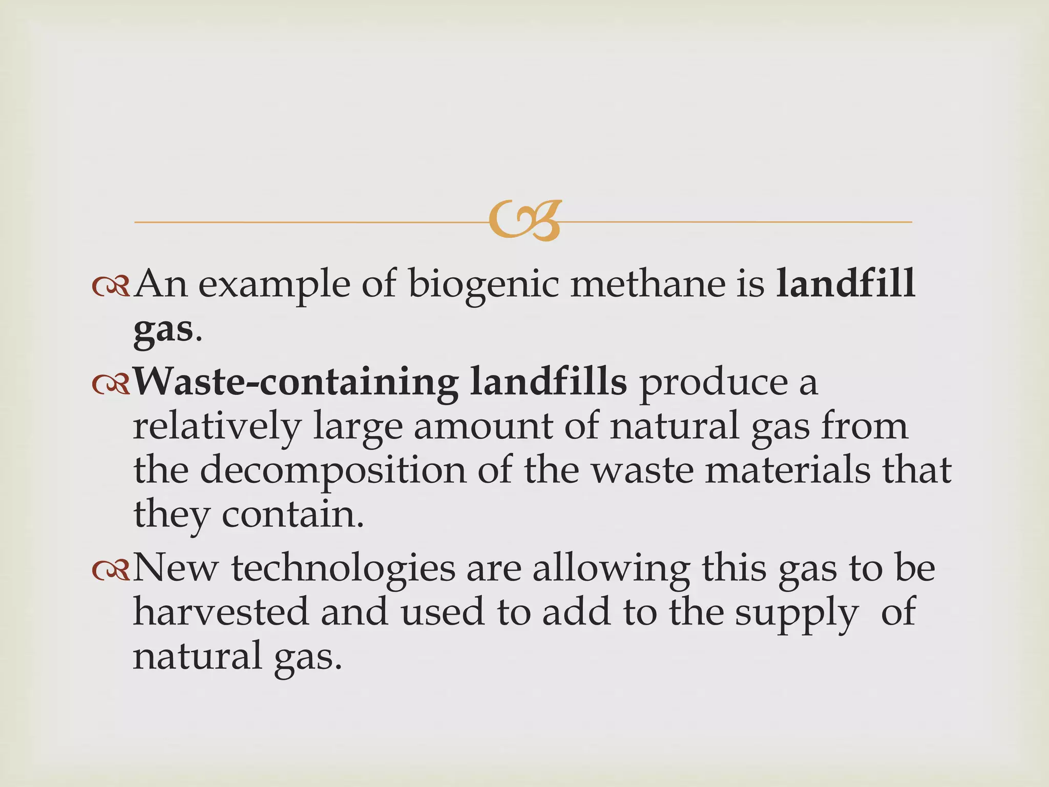 Natural gas formation | PPTX
