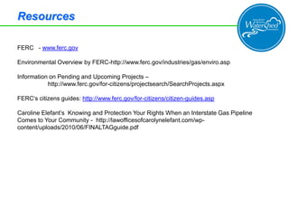 Natural Gas Pipelines and FERC | PDF