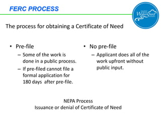 Natural Gas Pipelines and FERC | PDF