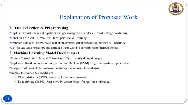 Natural Gas Detection Using The Filters And Ai Ppt