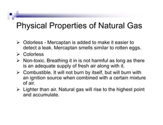 Natural Gas Safety_ a brief study for engineers | PPTX