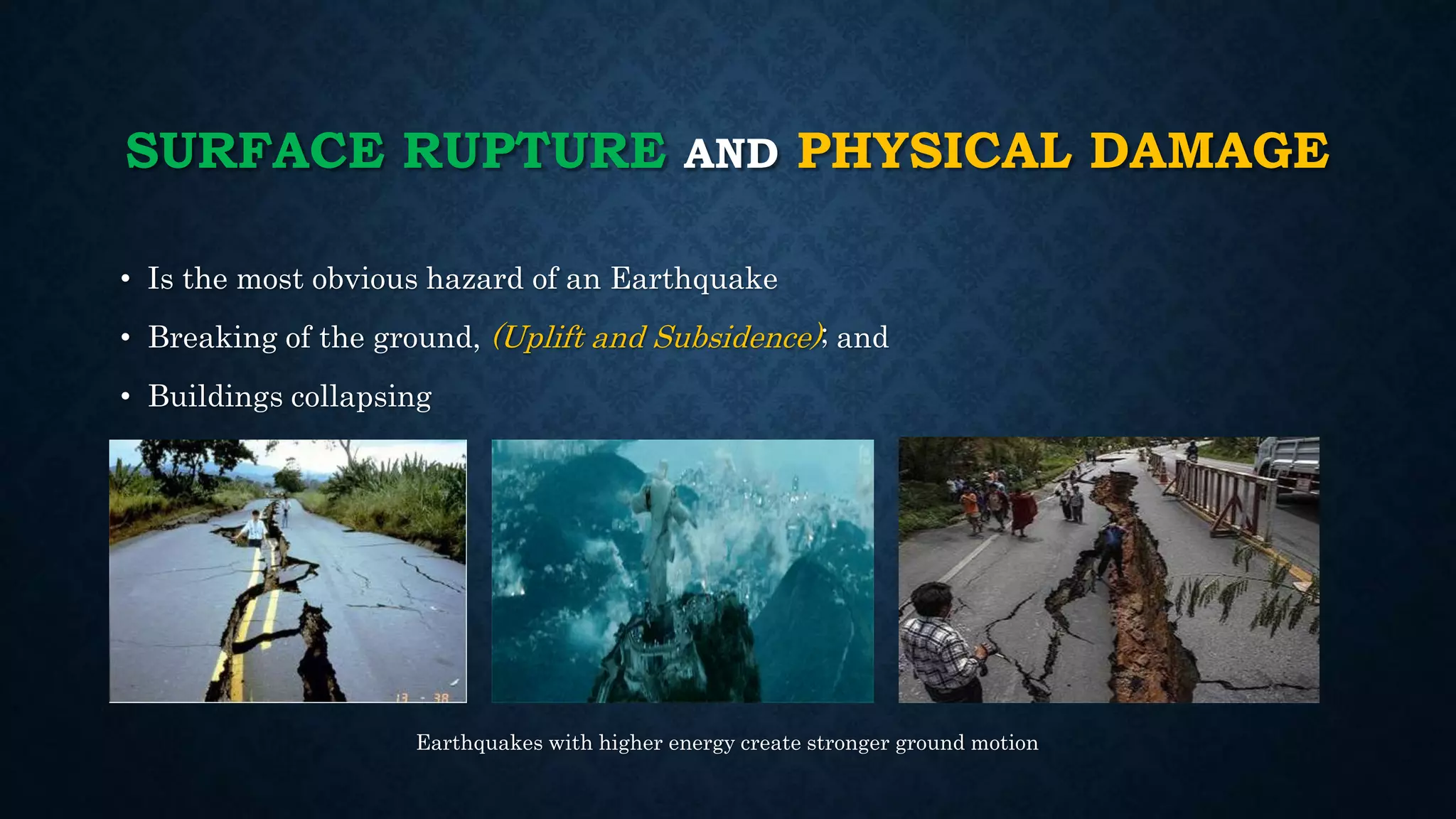 Natural Hazards: Earthquake and Volcanic Hazards + Mitigation and ...