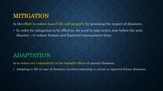 Natural Hazards: Earthquake and Volcanic Hazards + Mitigation and ...