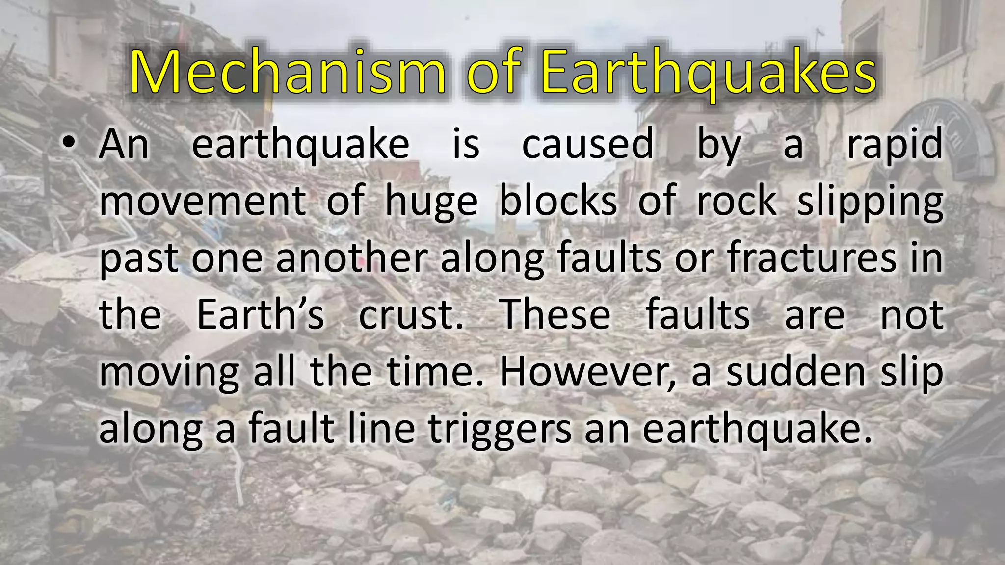 Natural Hazards - Earthquakes and Volcanoes | PPTX