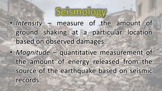 Natural Hazards - Earthquakes and Volcanoes | PPTX