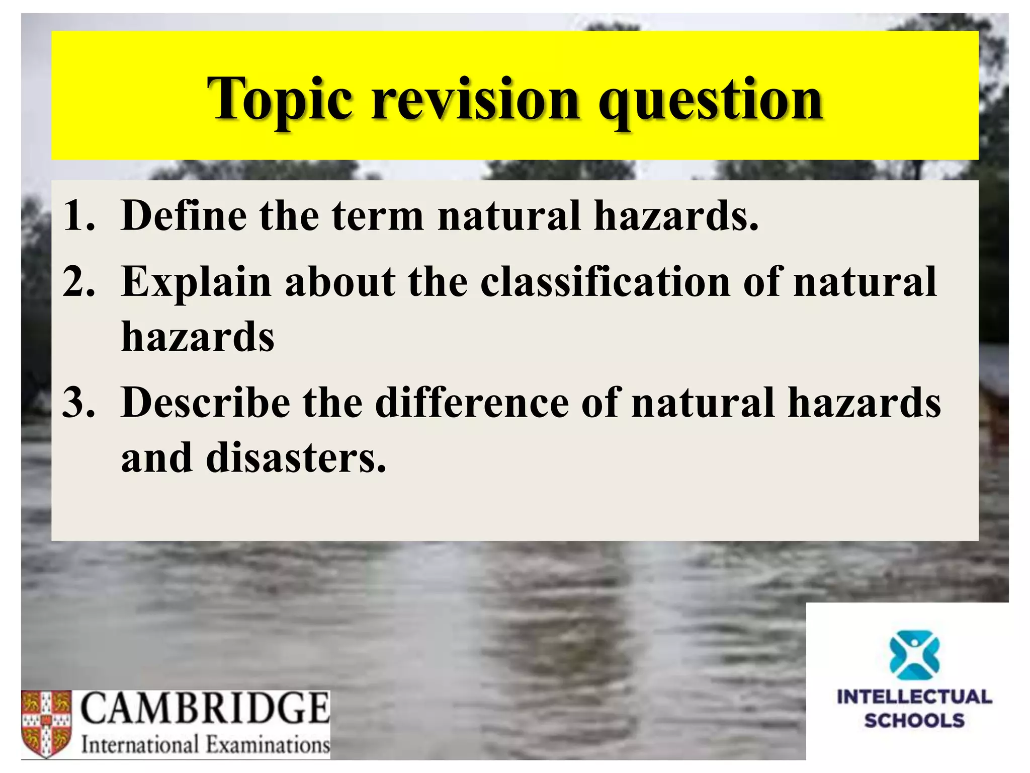 Natural hazards | PPTX