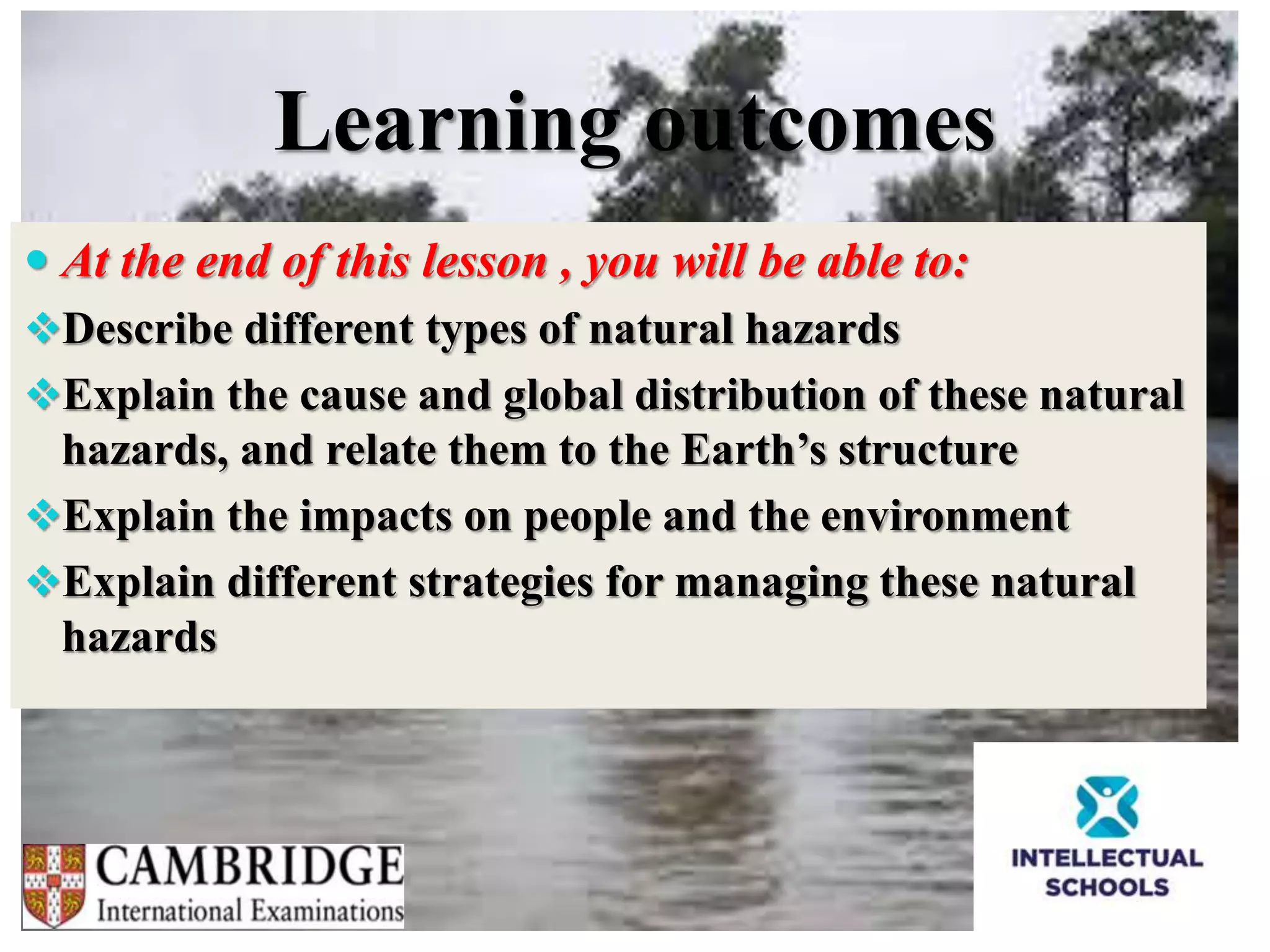 Natural hazards | PPTX