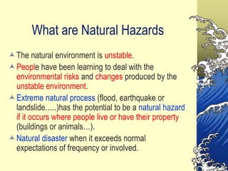 Natural hazards | PPT