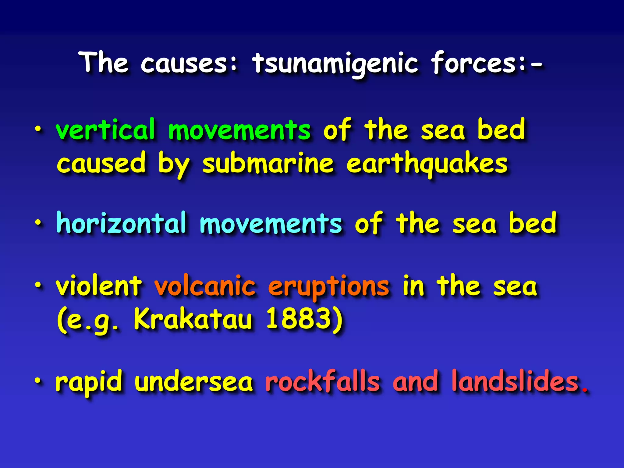 Natural hazards tsunami | PPTX