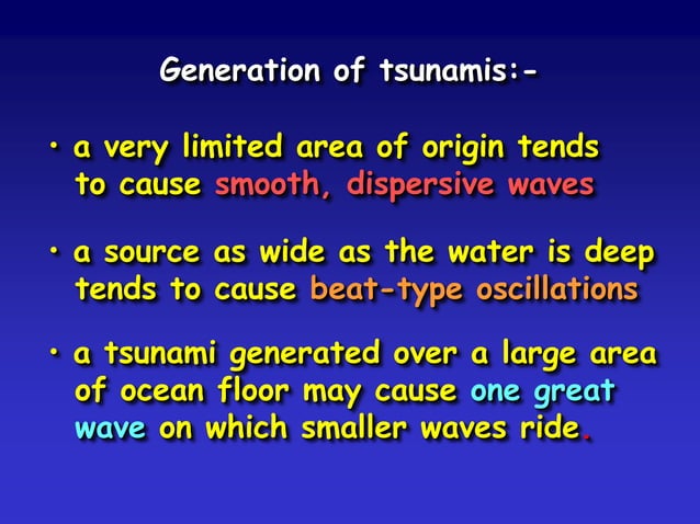 Natural hazards tsunami | PPT