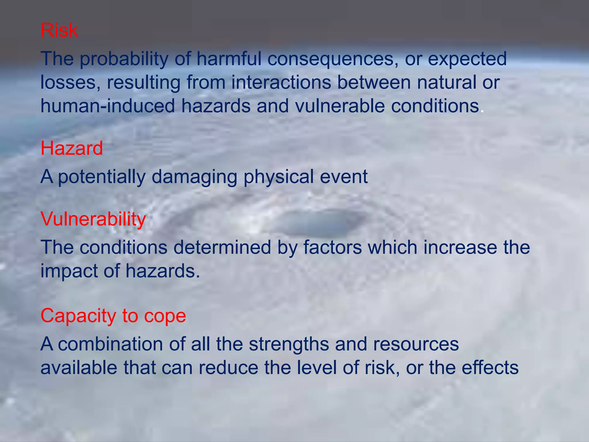 Natural Hazards and Disasters | PPTX