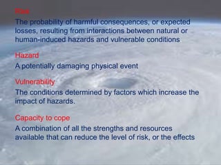 Natural Hazards and Disasters | PPTX