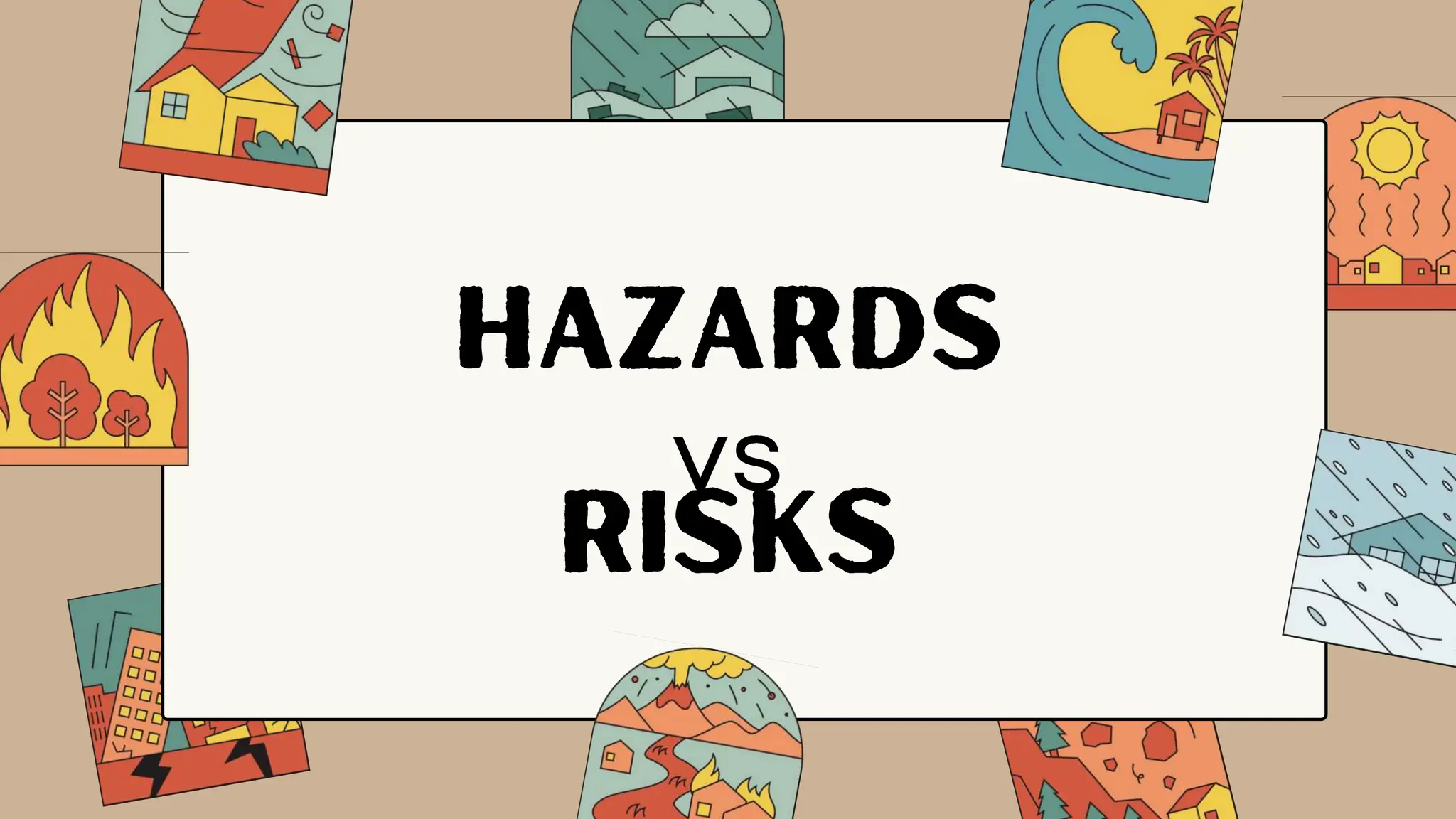 Natural Hazards and Disasters Earth Science Presentation in Colorful ...