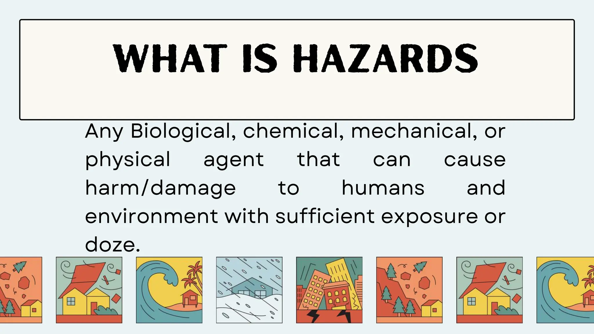 Natural Hazards and Disasters Earth Science Presentation in Colorful ...