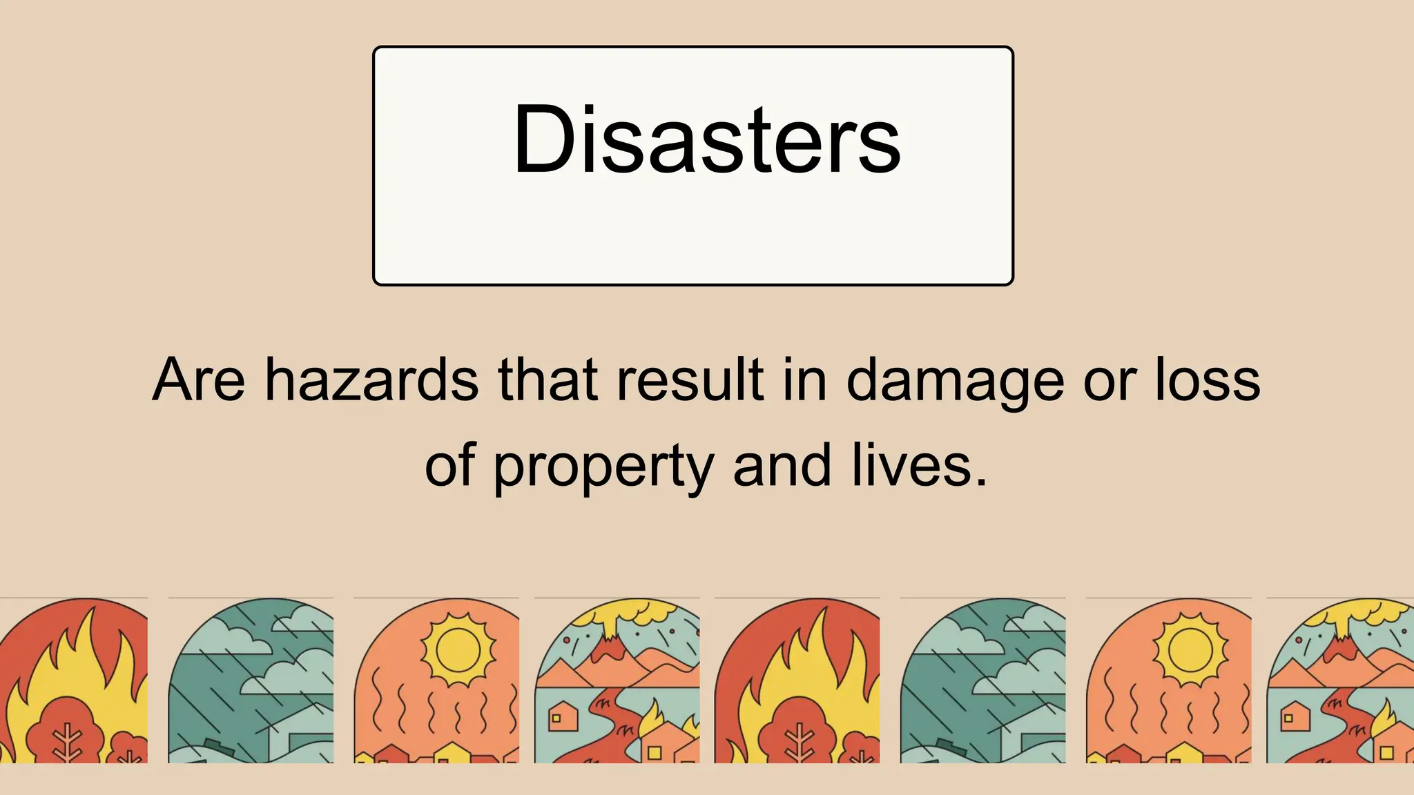Natural Hazards and Disasters Earth Science Presentation in Colorful ...
