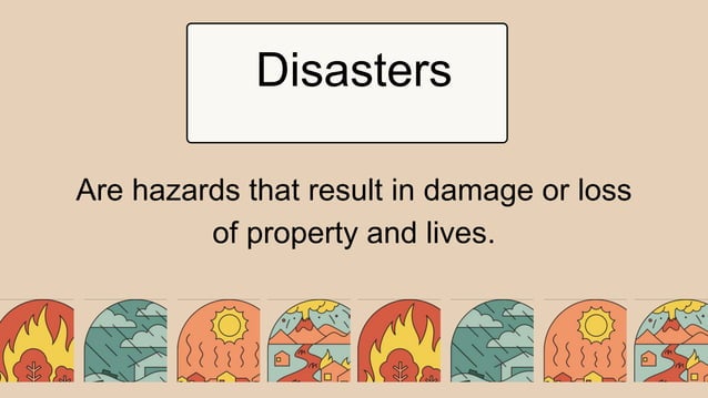Natural Hazards and Disasters Earth Science Presentation in Colorful ...