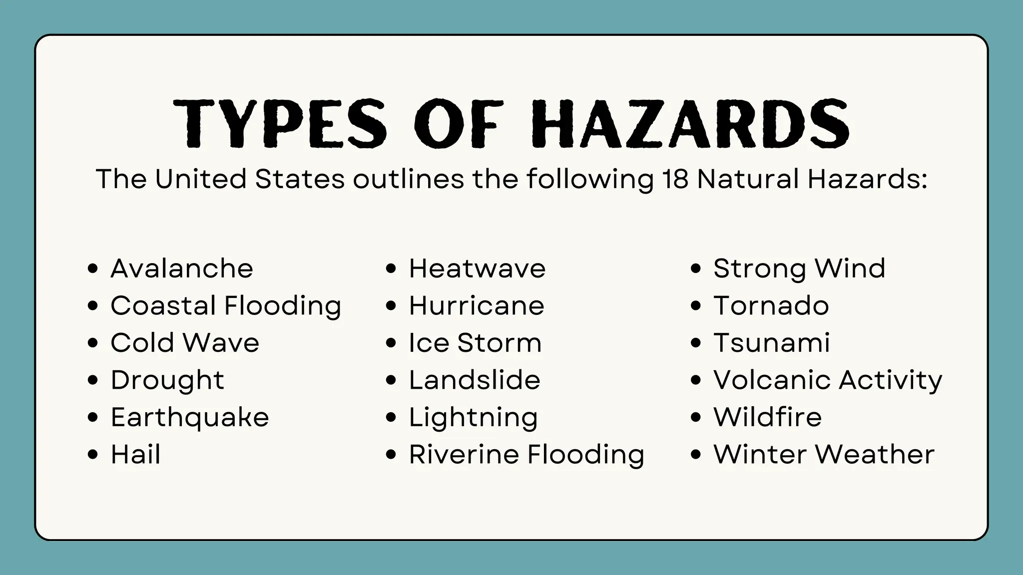 Natural Hazards and Disasters Earth Science Presentation in Colorful ...