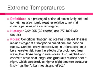 Natural hazards and disasters in egypt | PPTX