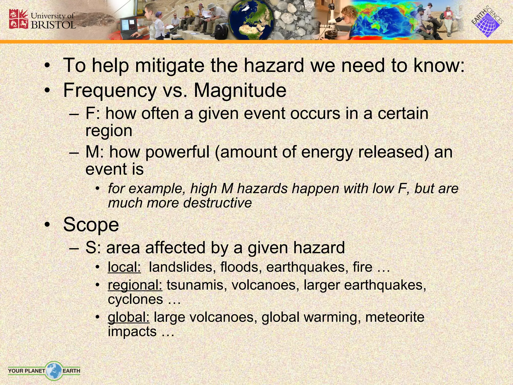 Natural hazards and disaster,types,mitigation and management | PPT