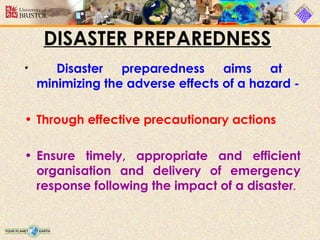 Natural hazards and disaster,types,mitigation and management | PPT
