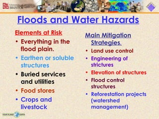 Natural hazards and disaster,types,mitigation and management | PPT