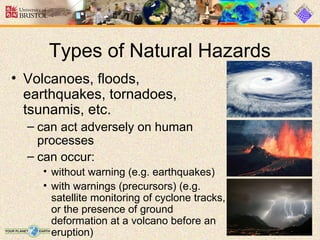 Natural hazards and disaster,types,mitigation and management | PPT