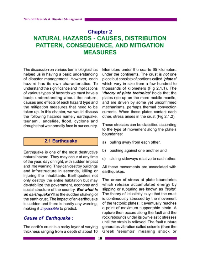Natural hazards & disaster management | PDF | Secondary Education | Education