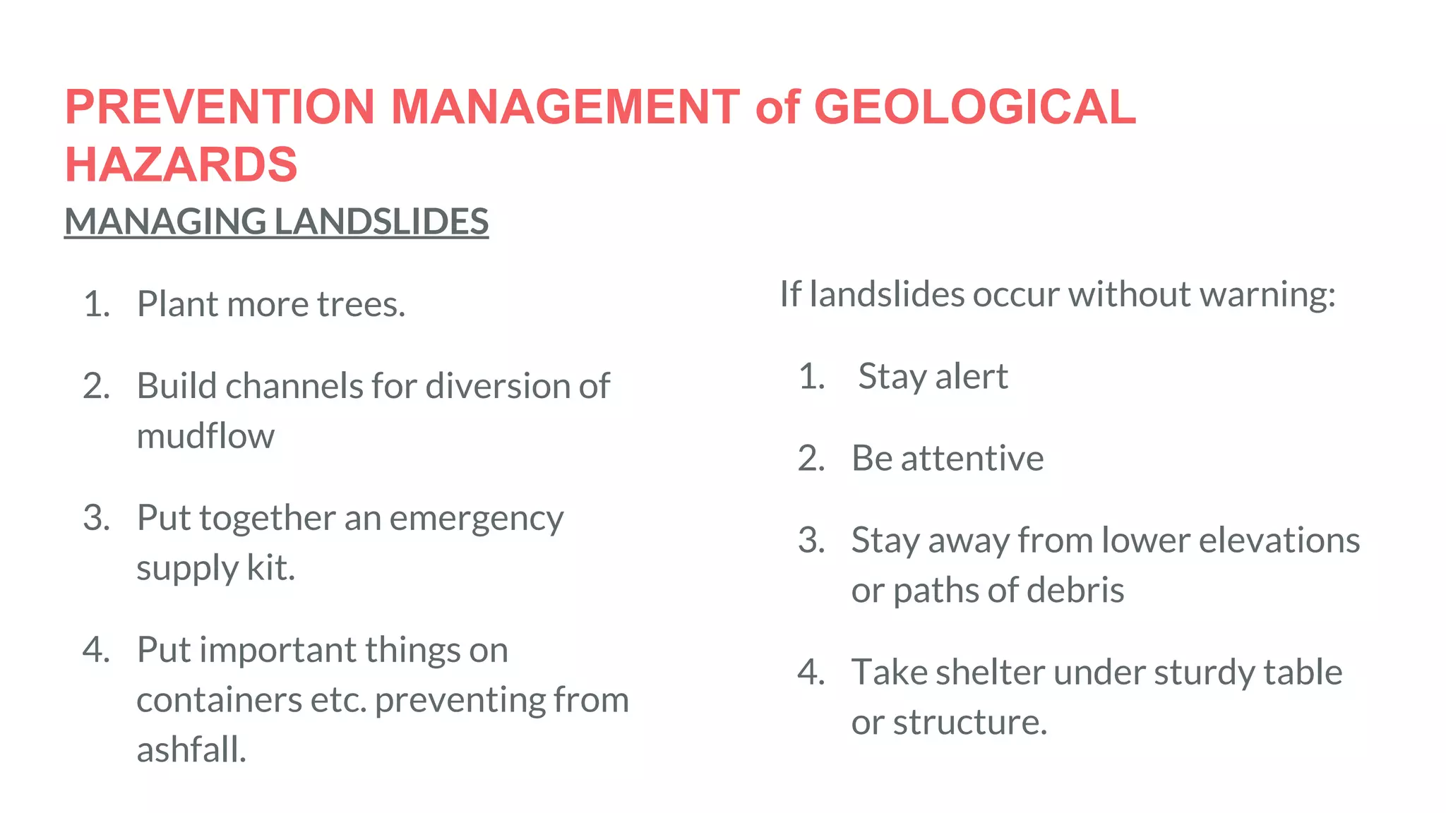 Natural hazards, mitigation, adaptation | PPTX