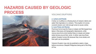 Natural hazards, mitigation, adaptation | PPTX