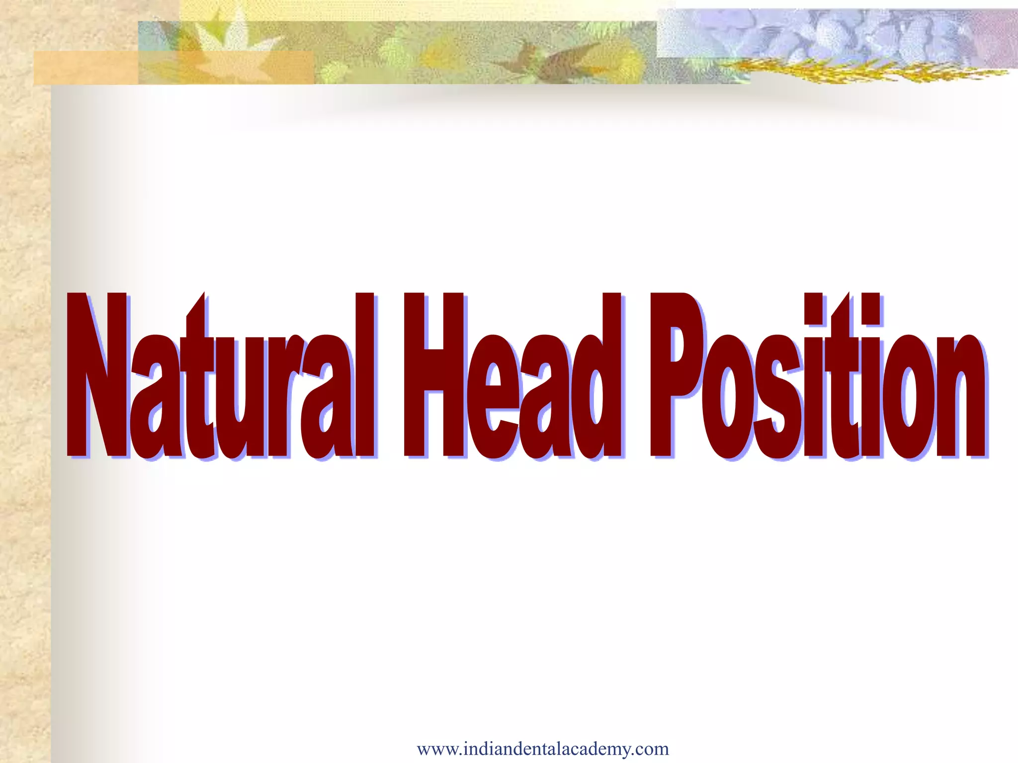 Natural head position | PPT