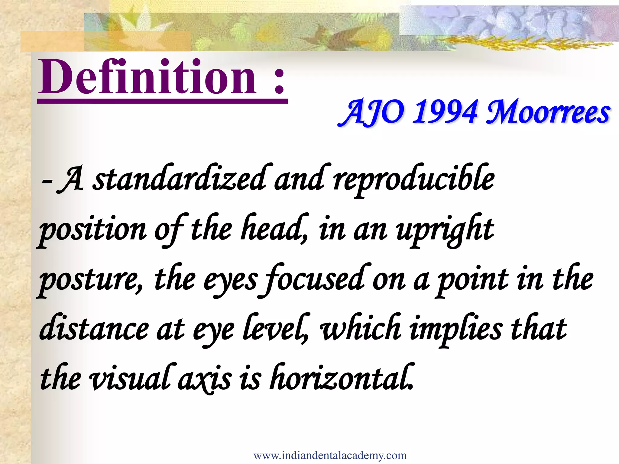 Natural head position | PPT