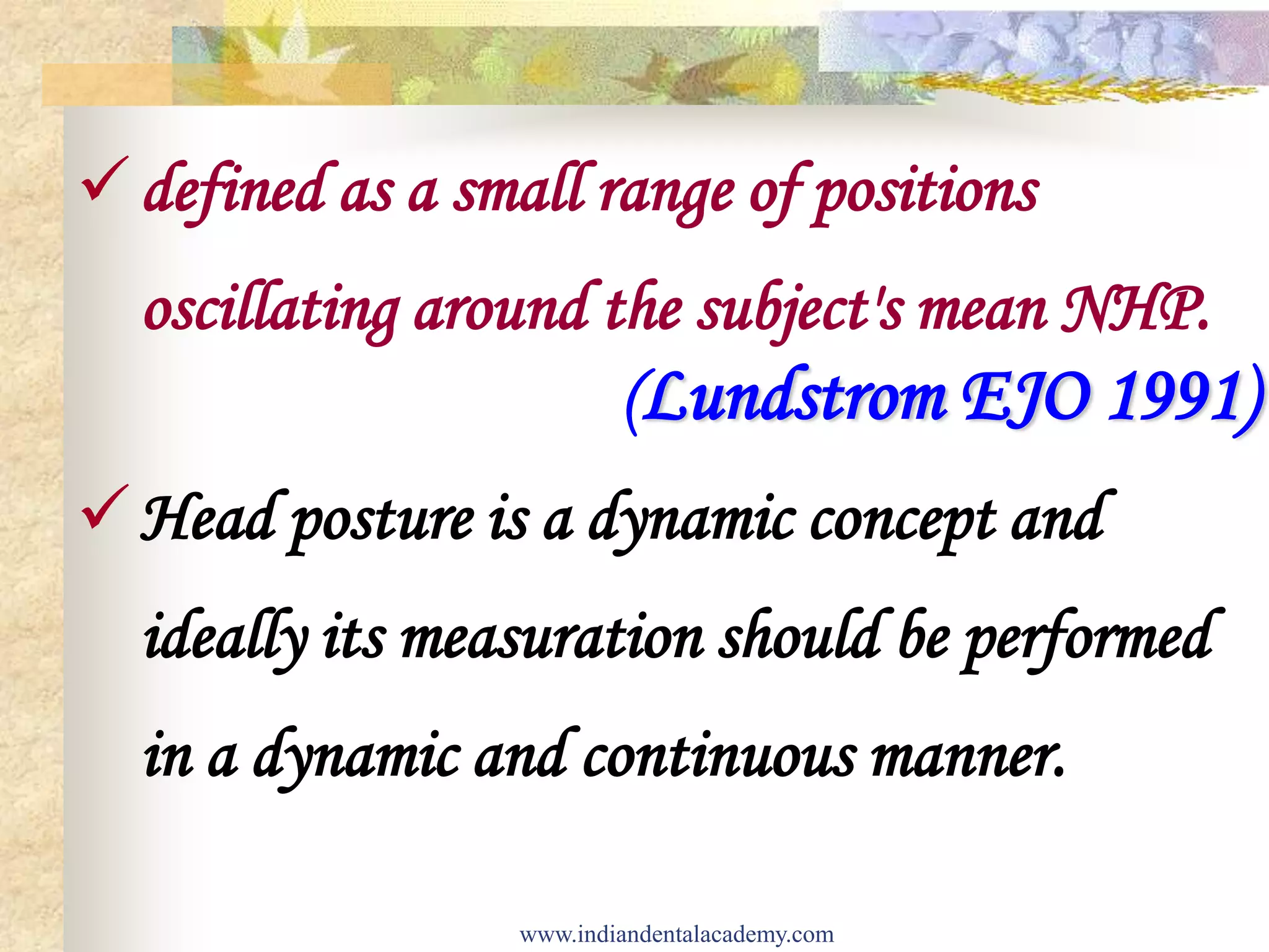 Natural head position | PPT