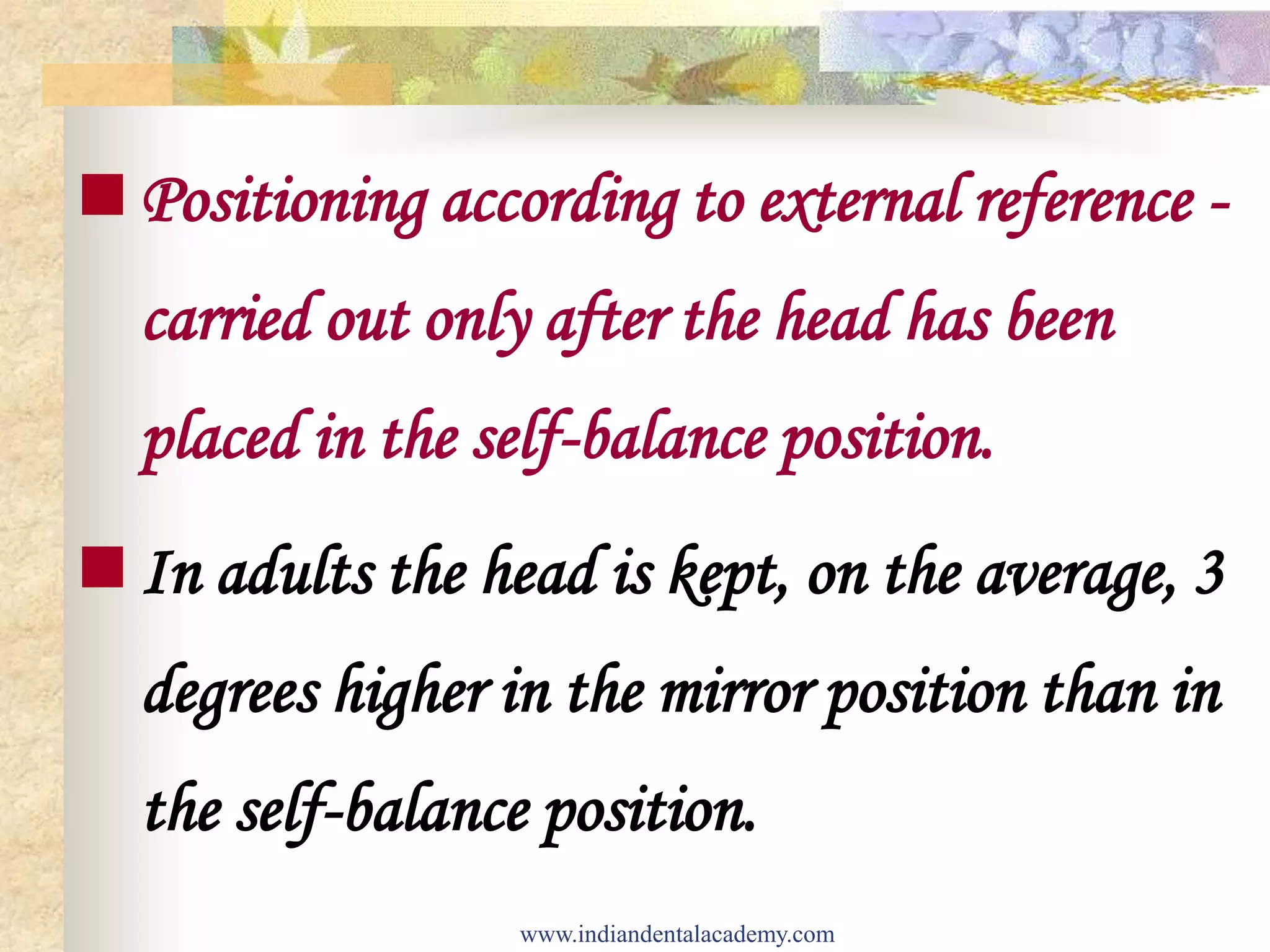 Natural head position | PPT