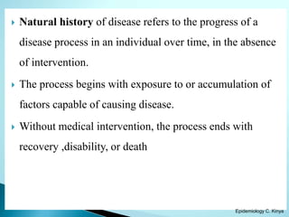 Natural History and Spectrum of Disease lecture 4.ppt