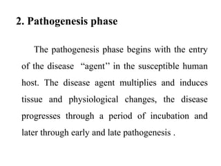 Natural history of disease | PPTX