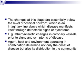 The Natural History of Disease in community medicine | PPT