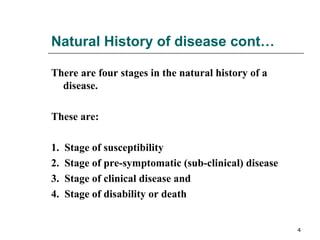 NATURAL HISTORY OF DISEASE students .ppt