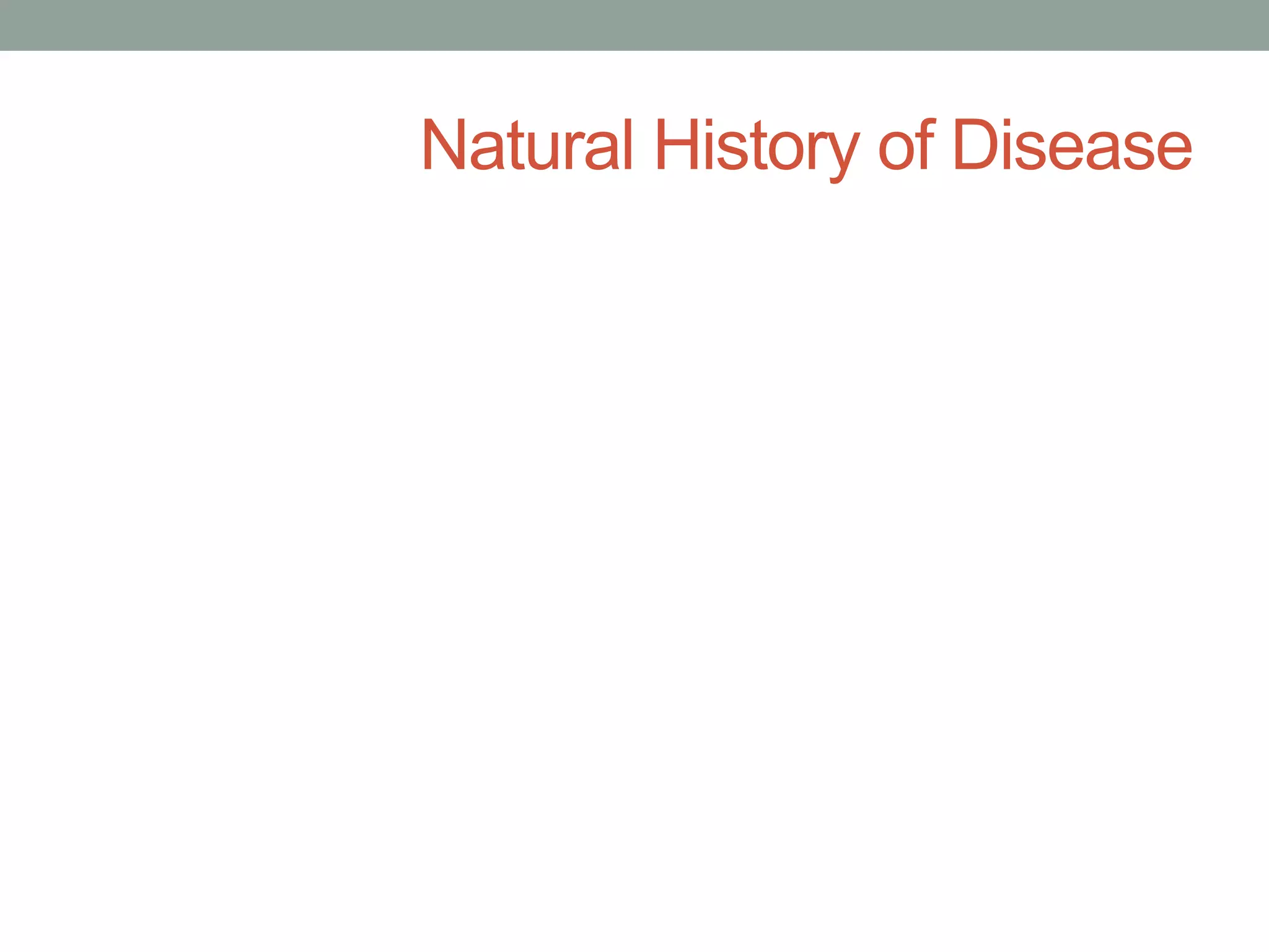 Natural history & spectrum of diseases | PPTX