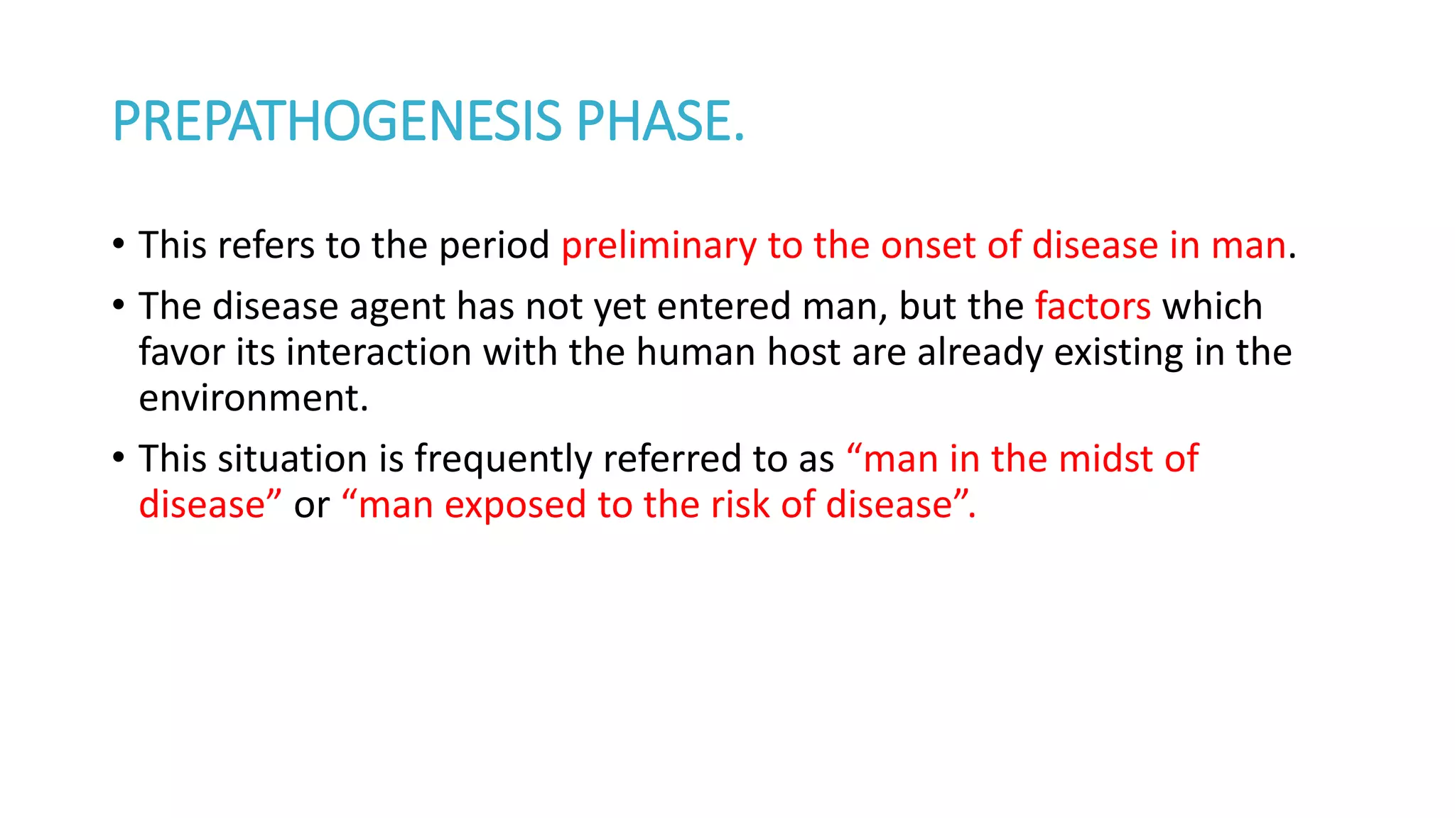 Natural History of Diseases & Levels of Prevention. | PPTX