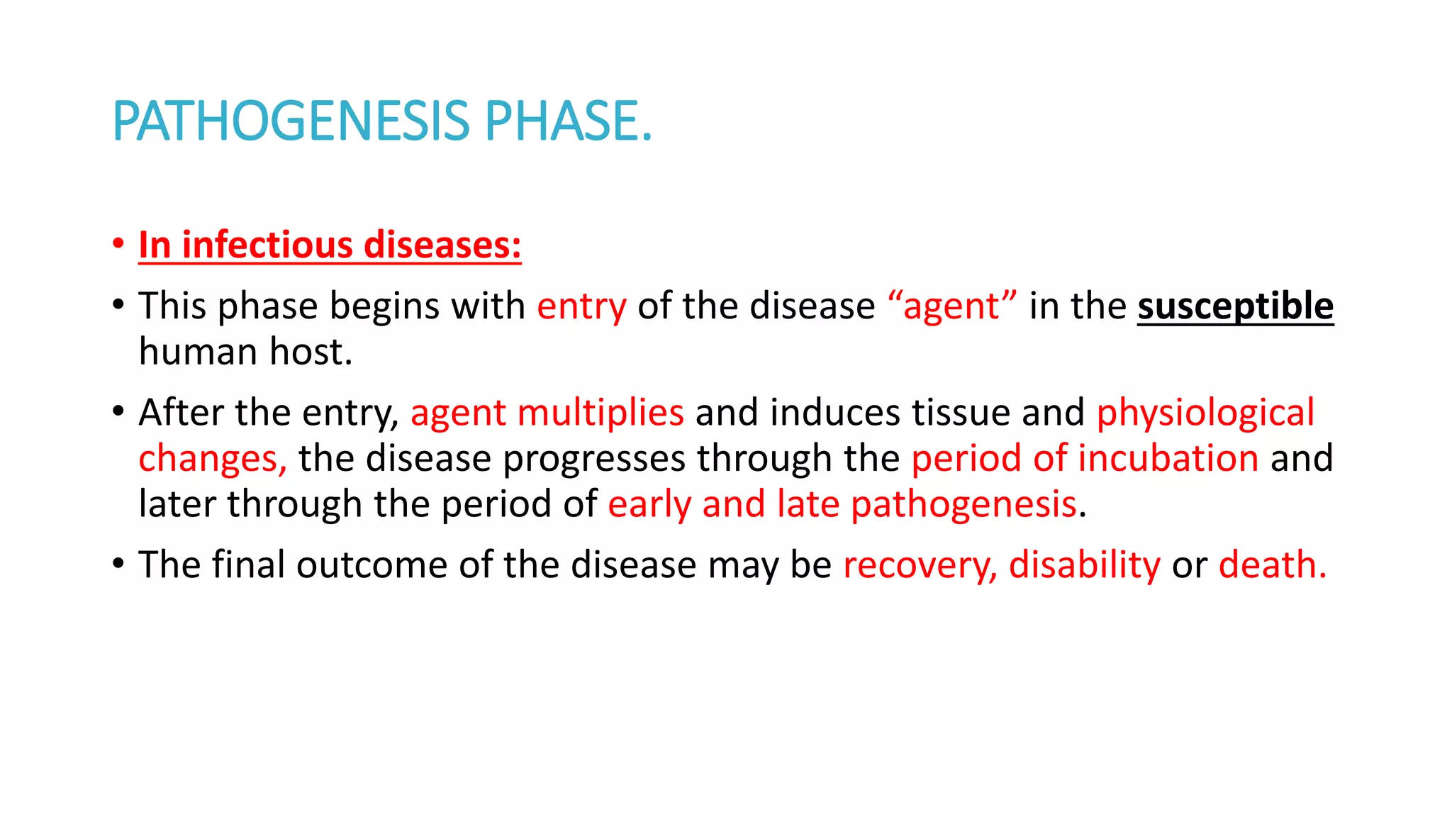 Natural History of Diseases & Levels of Prevention. | PPTX