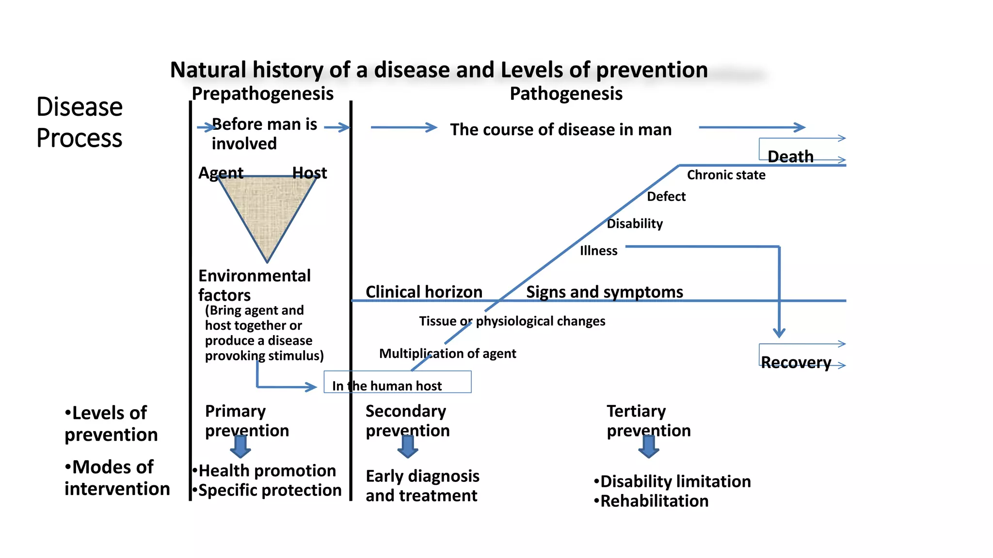 Natural History of Diseases & Levels of Prevention. | PPTX
